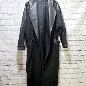 David Benjamin | Jackets & Coats | David Benjamin Black Wool Leather ...
